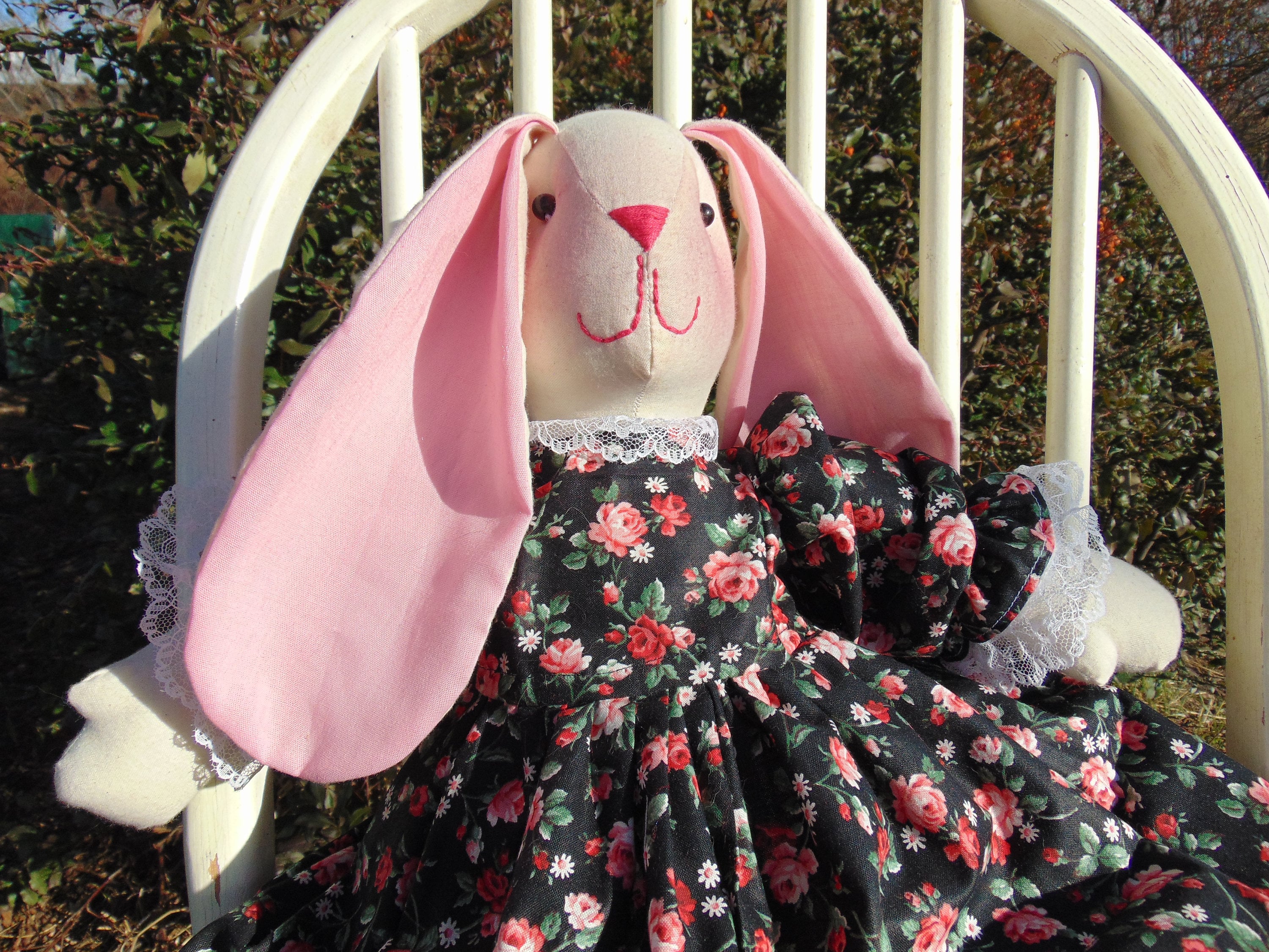 Molly the Stuffed Bunny Rabbit Doll - Etsy