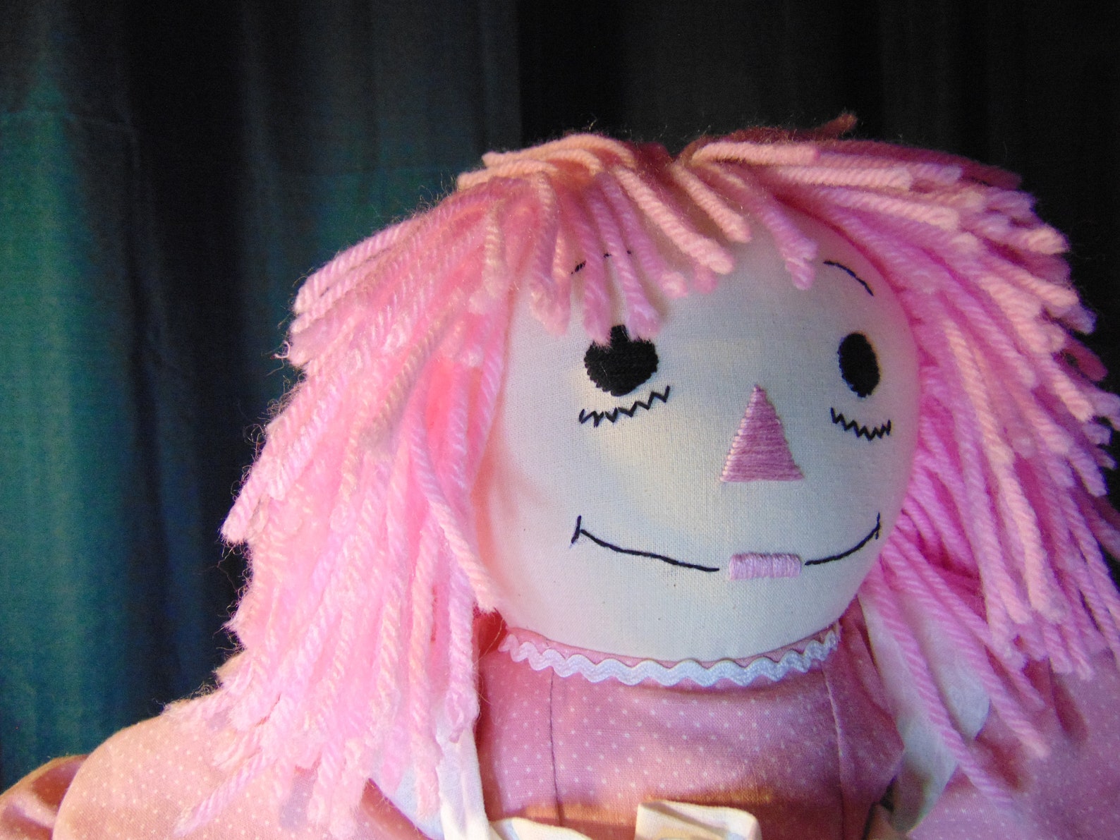 20 Inch Pink Raggedy Ann in Pink Print Dress - Etsy