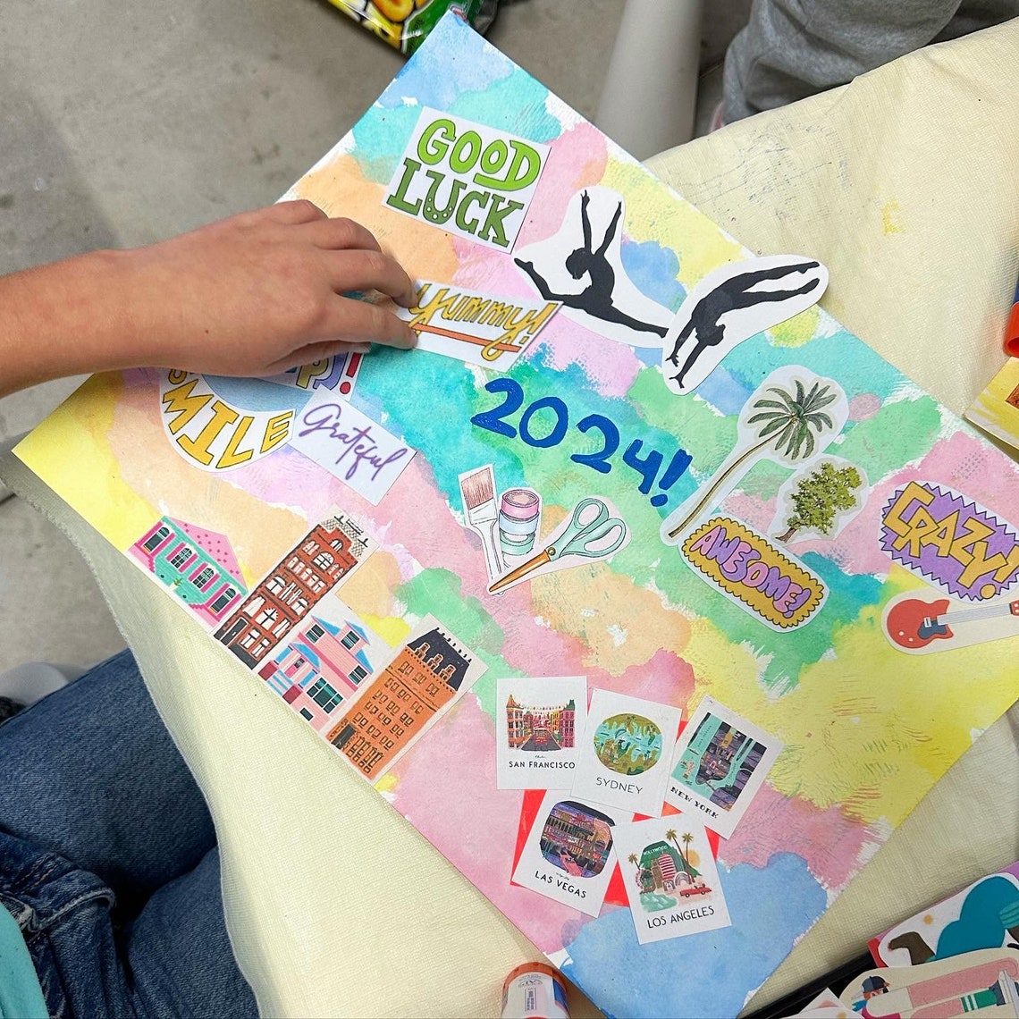 Vision Board Kids Art Lesson Plan - Ages 6+ - Elementary Art Project ...