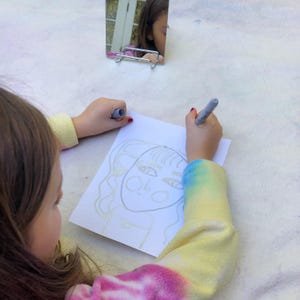 Self Portrait Canvas Kids Art Lesson Plan - Ages 6+ - Elementary Art ...