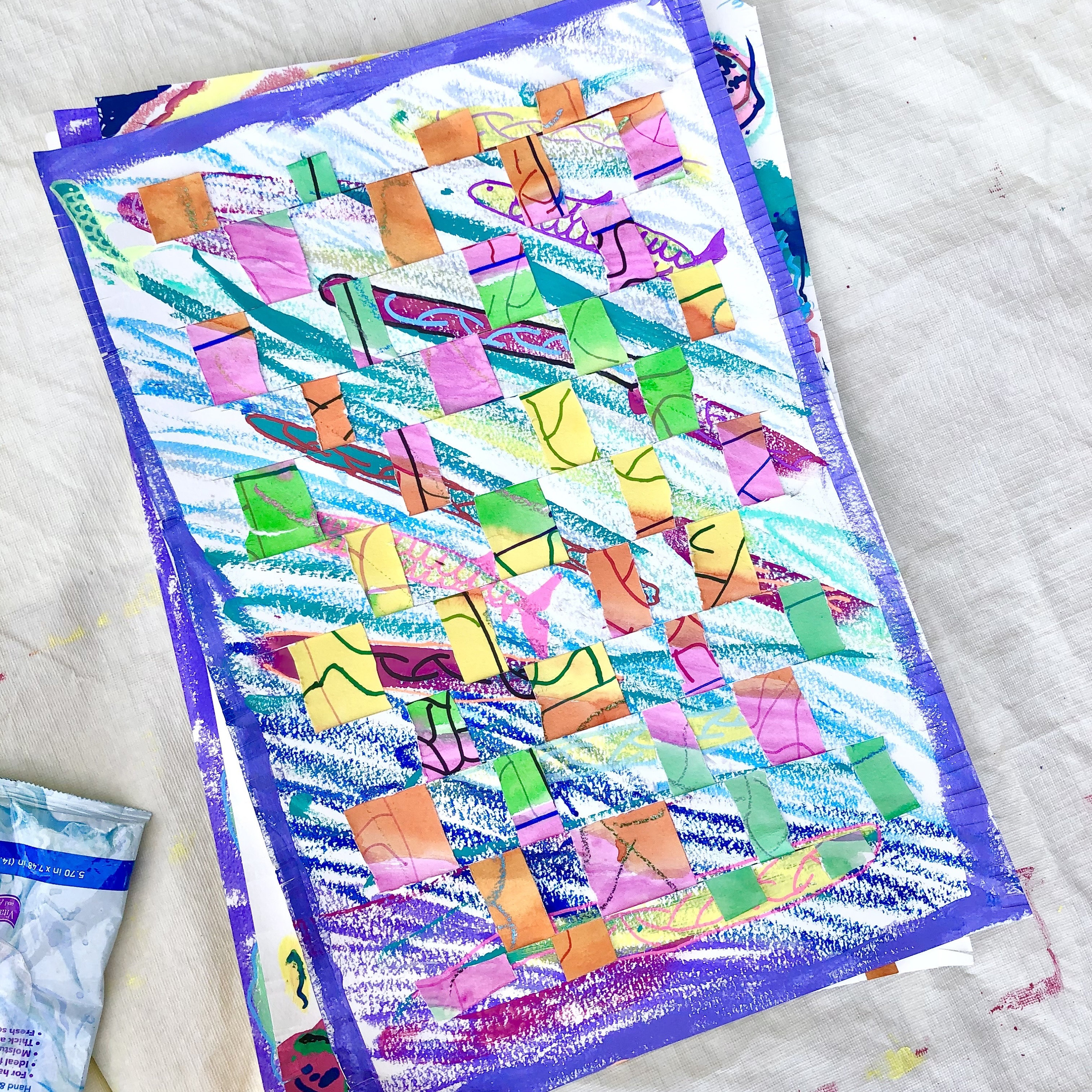 Paper Weaving Kids Art Lesson Plan & Video Tutorial - Ages 6 ...
