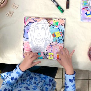 Self Portrait Canvas Kids Art Lesson Plan - Ages 6+ - Elementary Art ...