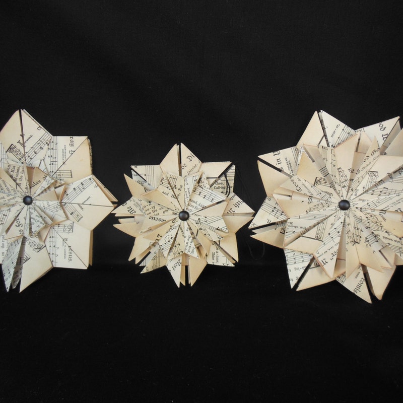 Paper Star Ornament - Etsy