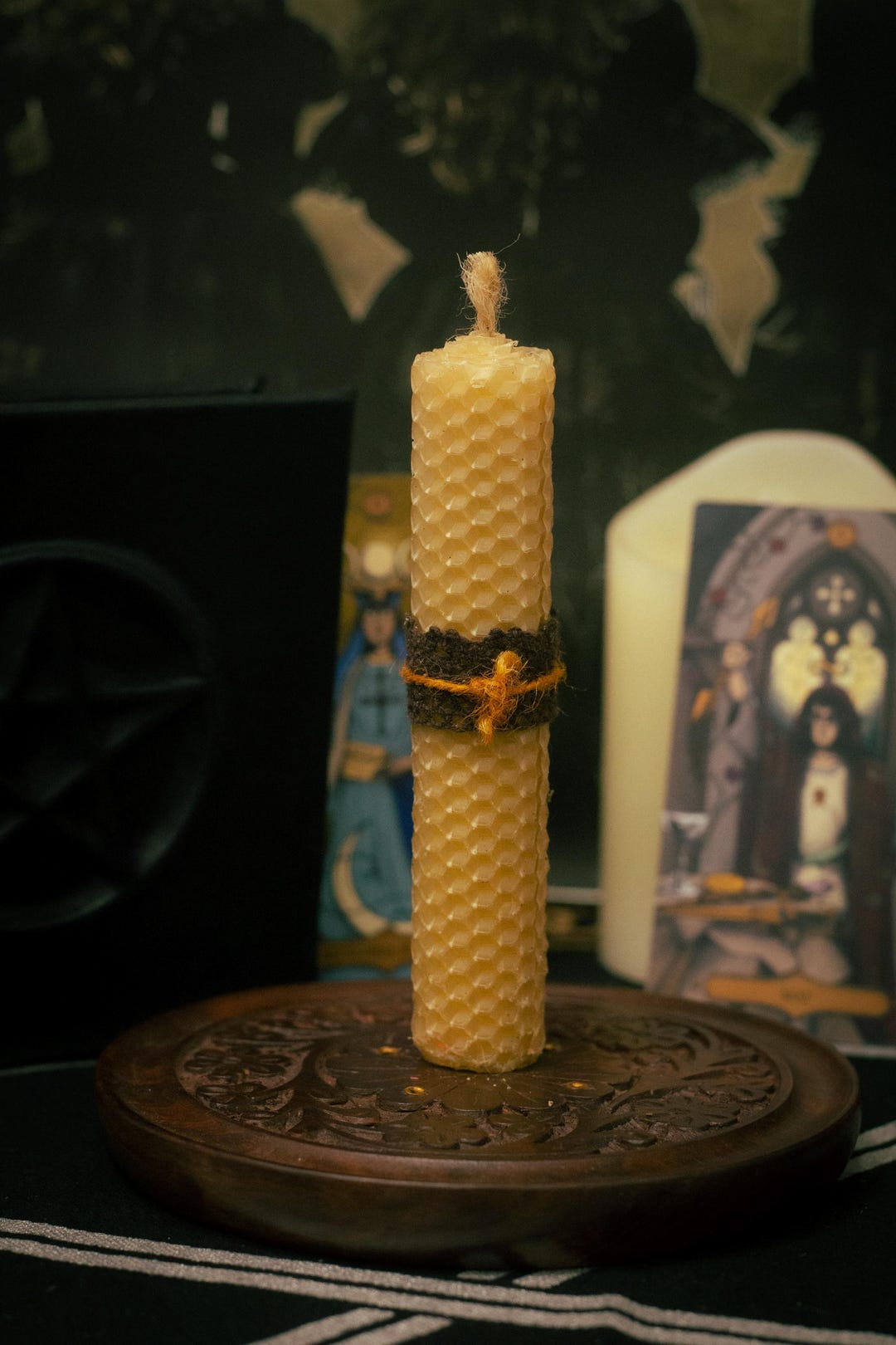 Frankincense Spell Candle — Witch Cleansing Protection Magic - Etsy