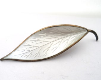 David Andersen Leaf Brooch - Etsy
