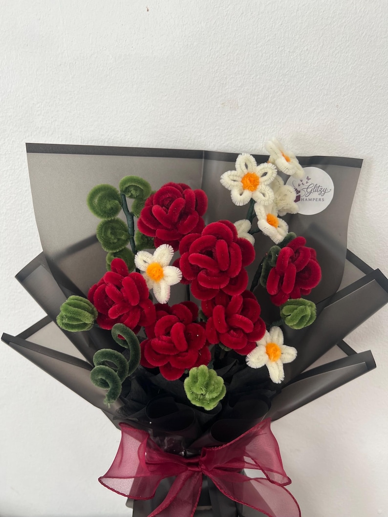 Red Rose Bouquet - Etsy