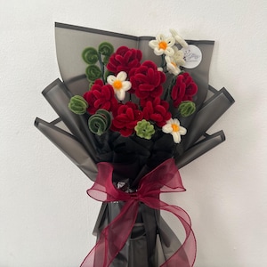 Red Rose Bouquet - Etsy