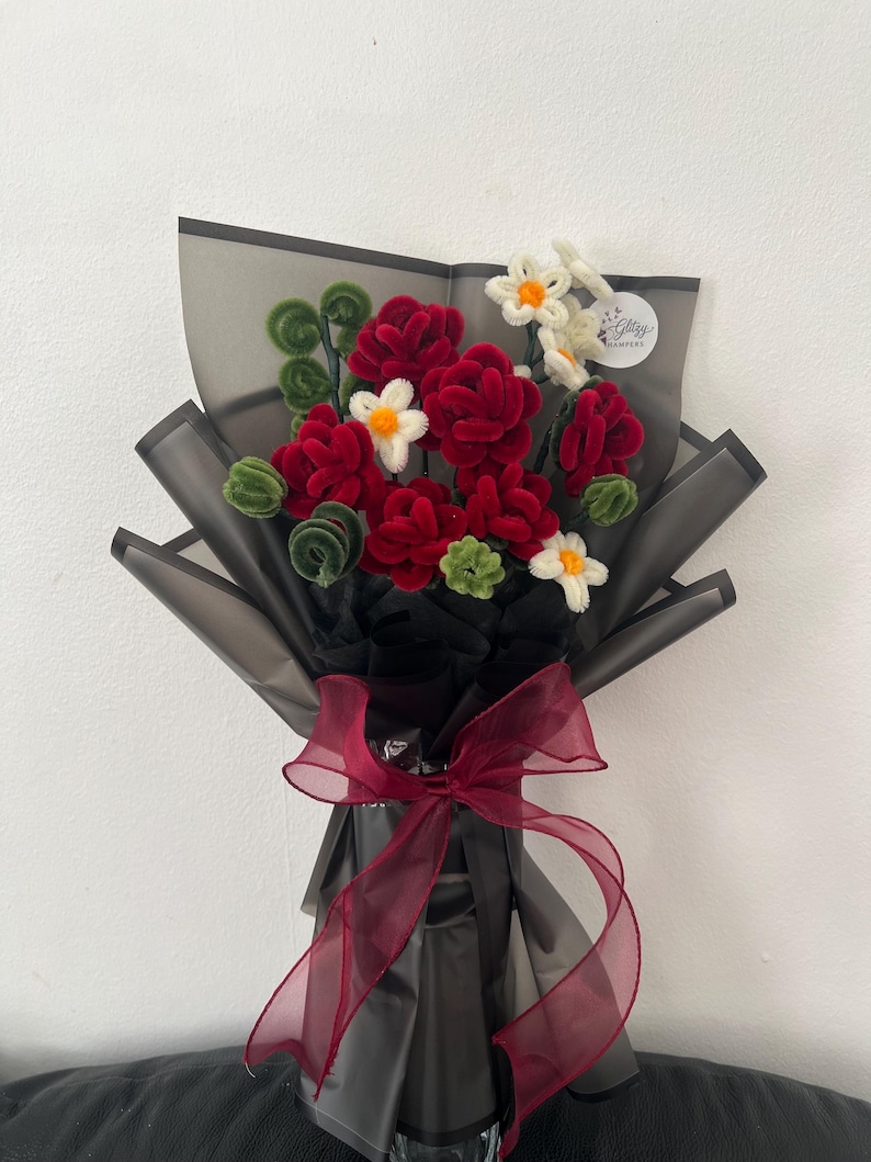 Red Rose Bouquet - Etsy