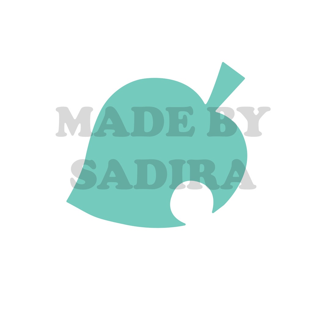 Animal Crossing Leaf SVG PNG - Etsy