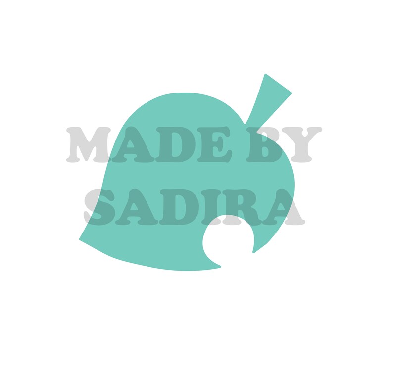 Animal Crossing Leaf SVG PNG - Etsy