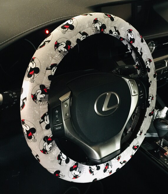 Mickey mouse steering wheel cover store