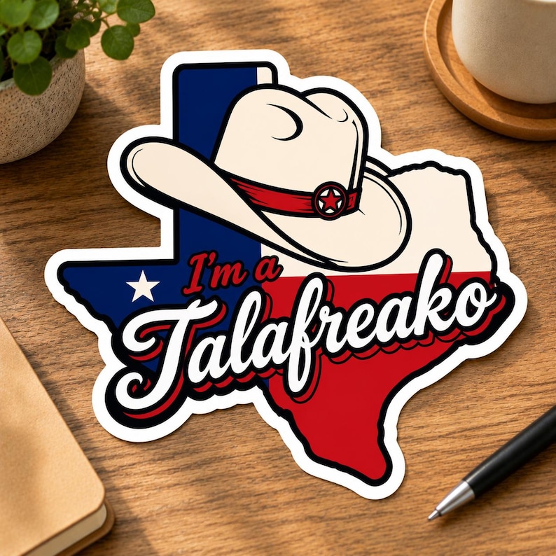Funny Texas Political Sticker, I’m A Talafreako Decal, Talarico for ...