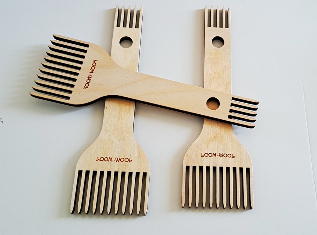 Double-ended Wooden Weaving Comb ,tapestry Beater Comb - Etsy
