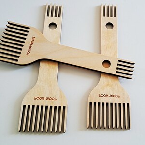 Double-ended Wooden Weaving Comb ,tapestry Beater Comb - Etsy
