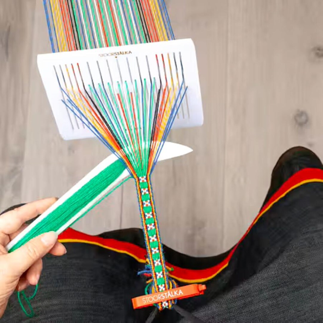 Weave Kit Advanced Green,level 2 ,band Weaving,kit for Float Patterns ...