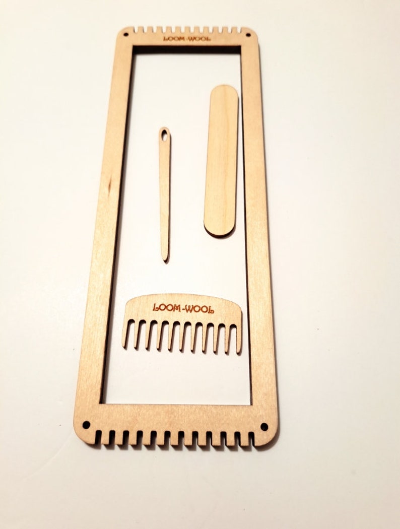 Bookmark Weaving Loom Kit: Mini Weaver Gift With Video Tutorial - Etsy