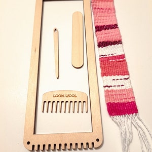Bookmark Weaving Loom Kit: Mini Weaver Gift With Video Tutorial - Etsy