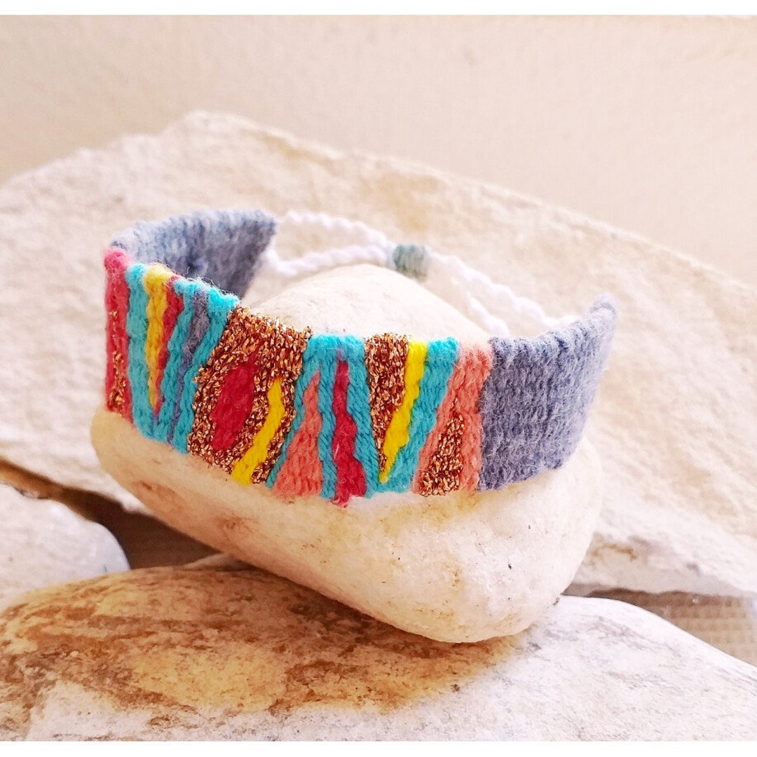 Handwoven Bracelets / Fiber Art Jewelry/ Textile Jewelry | Unique Gifts ...