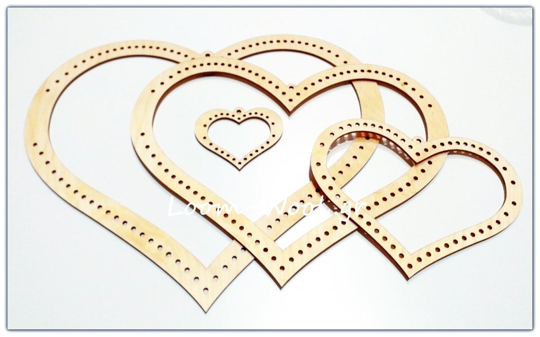 Heart Shaped Set Weaving Loom Kit - Etsy
