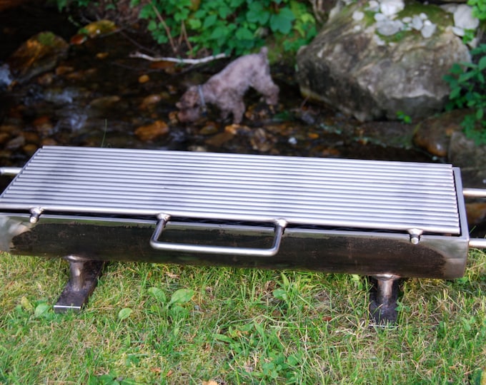 824H-SS the "hibachinator" Hibachi Grill W/ Stainless Steel Top - Etsy