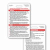 Dermatome Badge Pocket Card Vertical for Nurse Paramedic EMT for ID ...