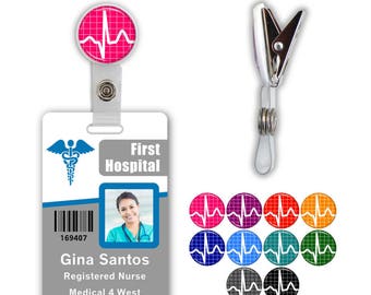 Complete Nurse Vertical Badge Card Set 13 Cards for ID - Etsy