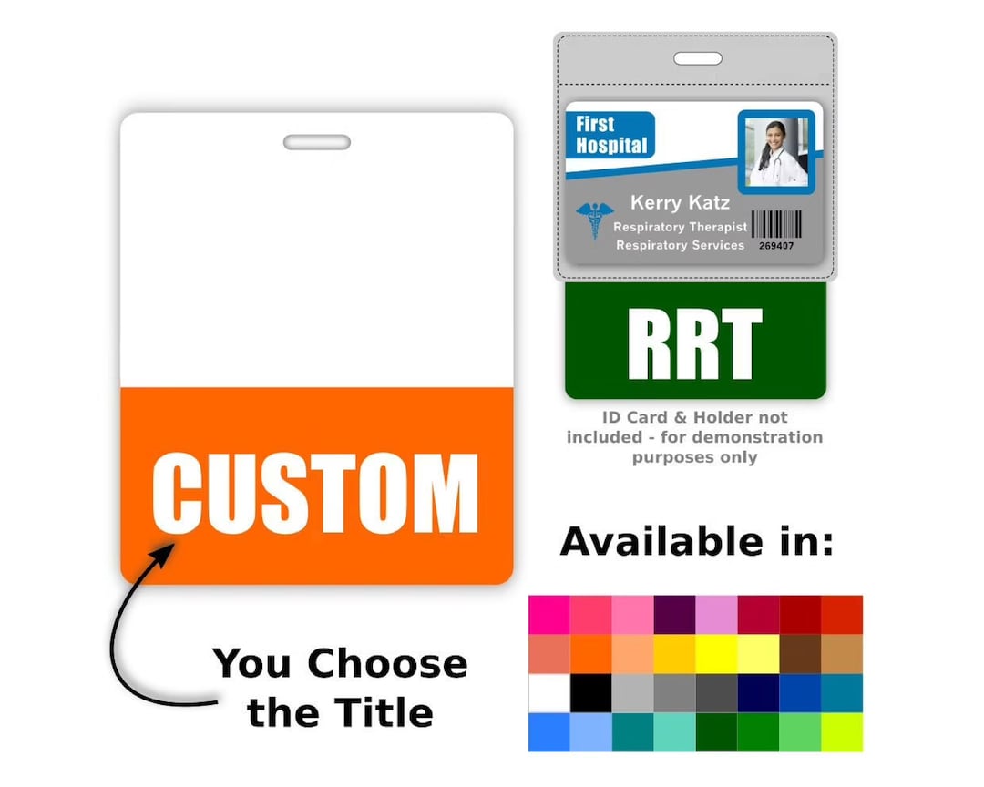 Custom Oversized Horizontal Badge Buddy - Etsy