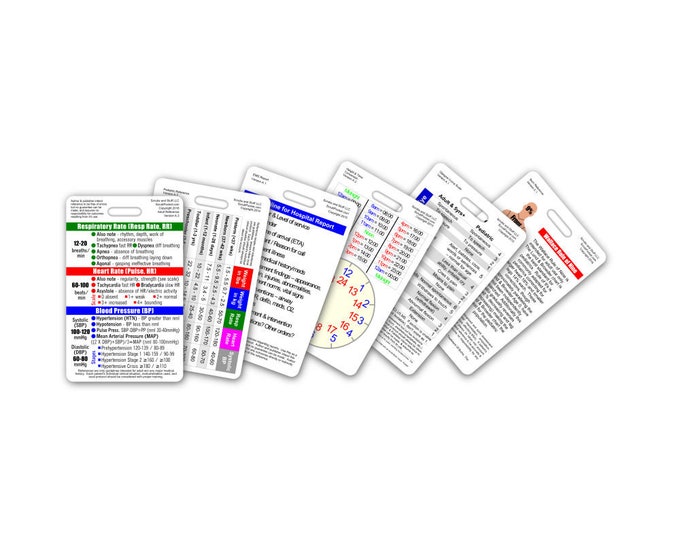 Mini CNA / NA / Nursing Assistant Vertical Badge Card Set 6 - Etsy