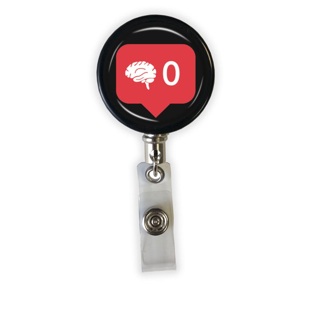 Mindless Heavy Duty Steel Cord Badge Reel | Nerdy, Funny, & Real by ...