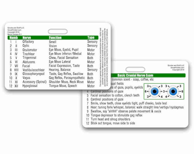 Mini CNA / NA / Nursing Assistant Vertical Badge Card Set 6 Cards for ...
