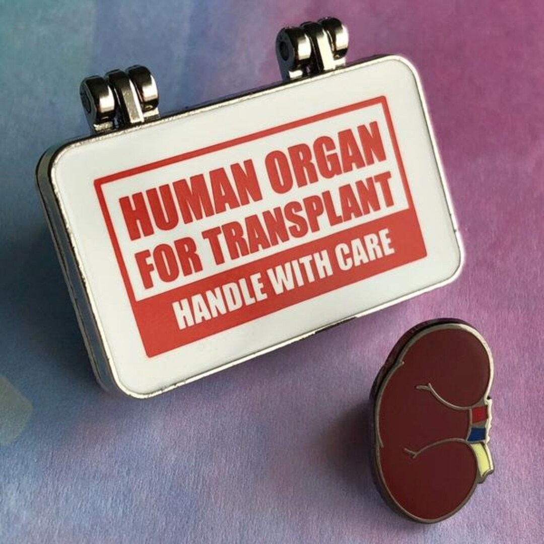 Organs on Ice kidney Transplant Pin Nerdy, Funny, & Real by ...