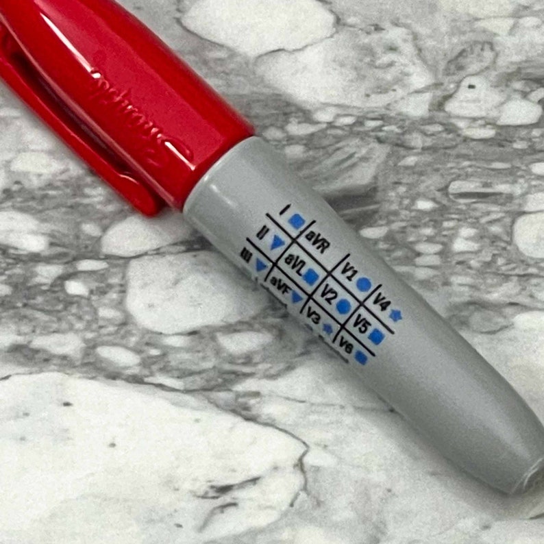 Mini Permanent Marker, EKG, STEMI Diagram, Nurse Pen, Nurse Gift ...