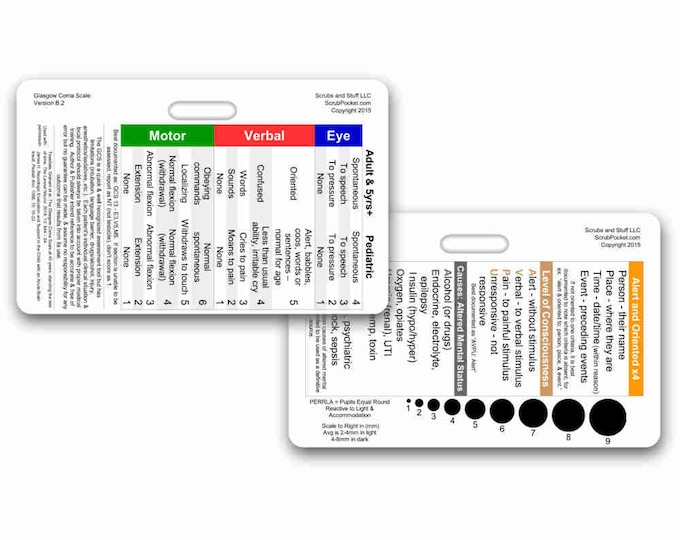 Medication Titration Badge Card Reference Horizontal for Nurse - Etsy
