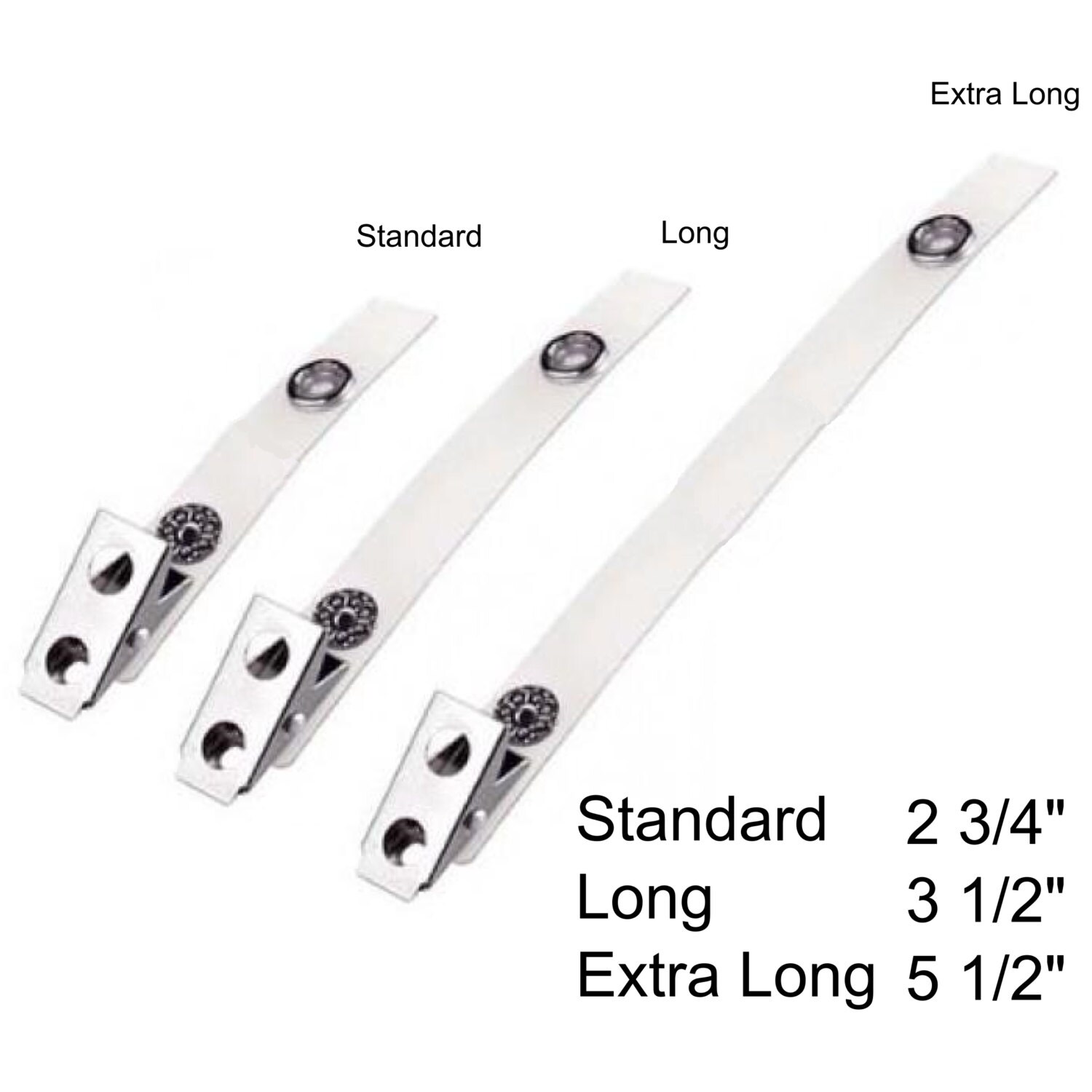 ID Badge Strap Clip various Lengths - Etsy