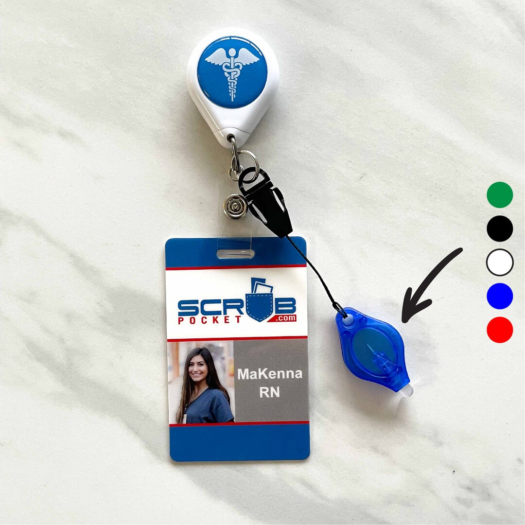 Badge ID Flashlight - Easy Clip on Scrub Uniform Light - Etsy
