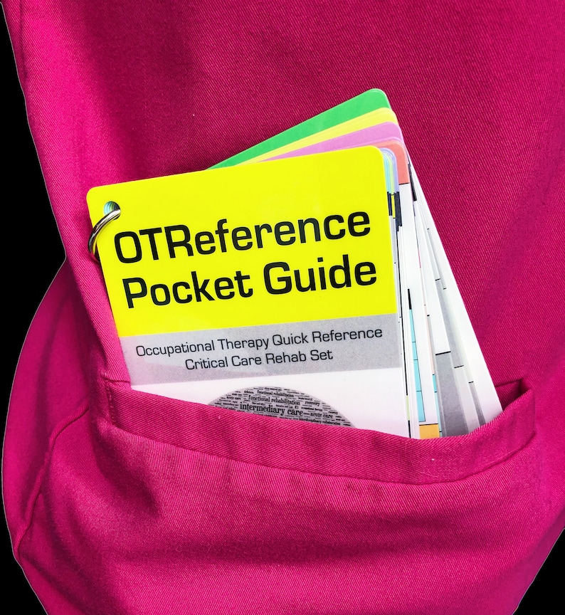 Otreference Pocket Guide Critical Care Rehab Set | Etsy