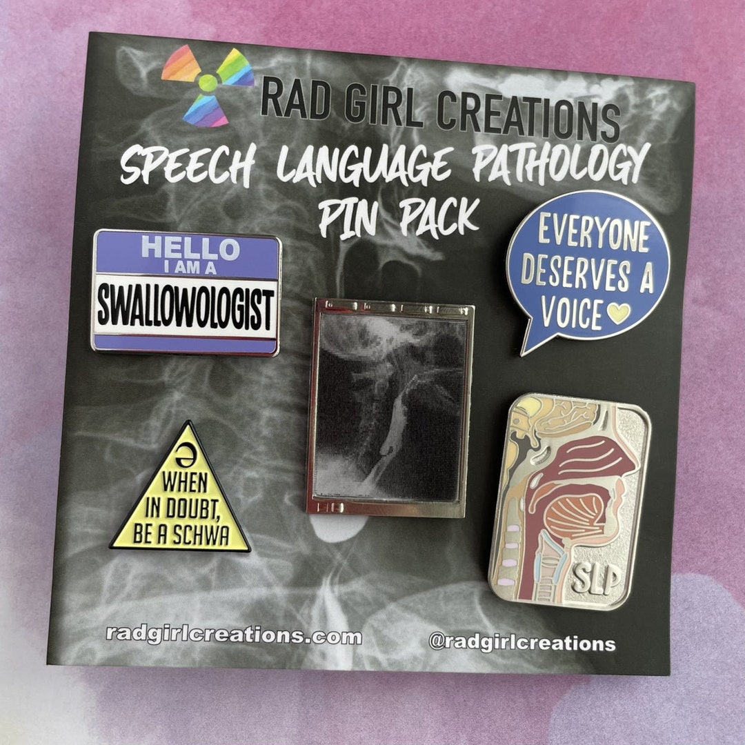 Speech Language Pathologist Pin Pack | Nerdy, Funny, & Real by ...