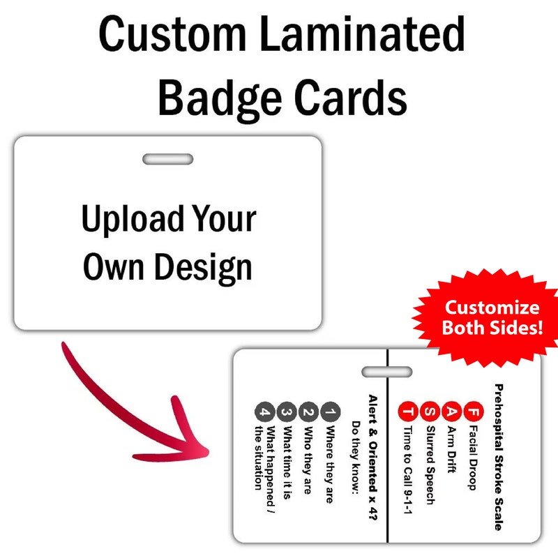 Badge Buddy Template - Etsy