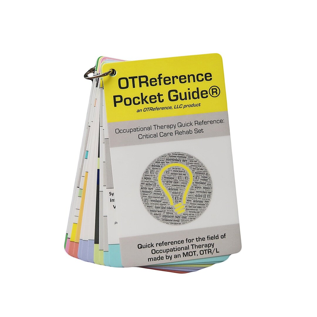 Otreference Pocket Guide - Critical Care Rehab Set - Etsy