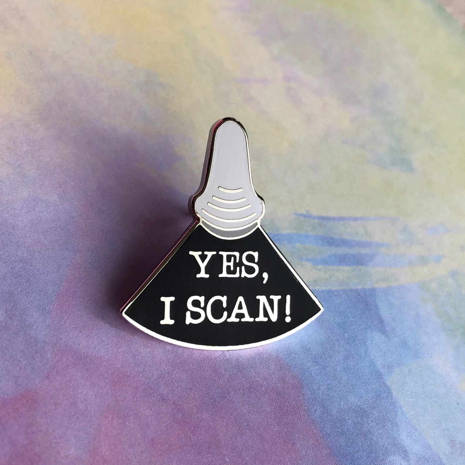 Yes I Scan Pin | Nerdy, Funny, & Real by Radgirlcreations - Etsy