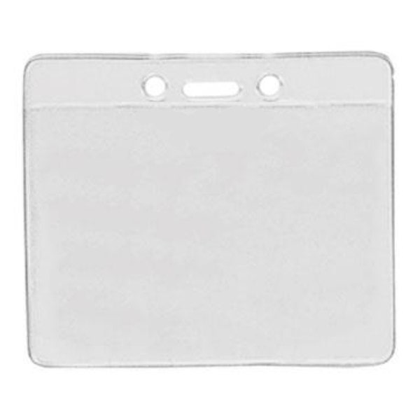 10 Pcs Id Badge Holder 10 Pack Pvc Vertical Horizontal Name Badge Id ...