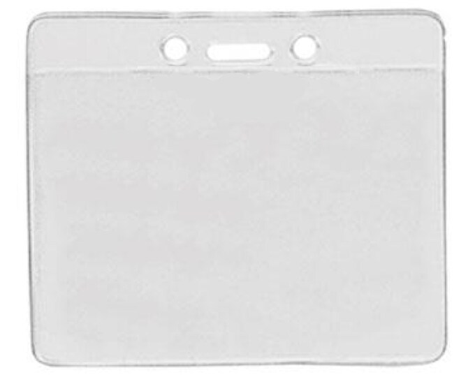 Blank Plastic Make Your Own Badge Card Horizontal for Nurse Paramedic ...