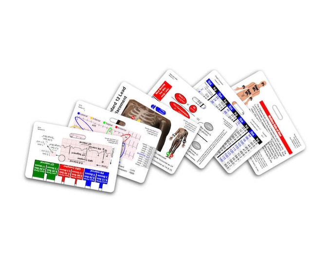 Complete EMS Horizontal Badge Card Set 13 Cards for ID - Etsy
