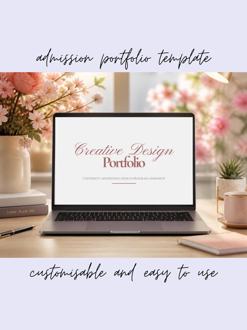 Creative Design Art School Admission Portfolio Template Canva | White ...