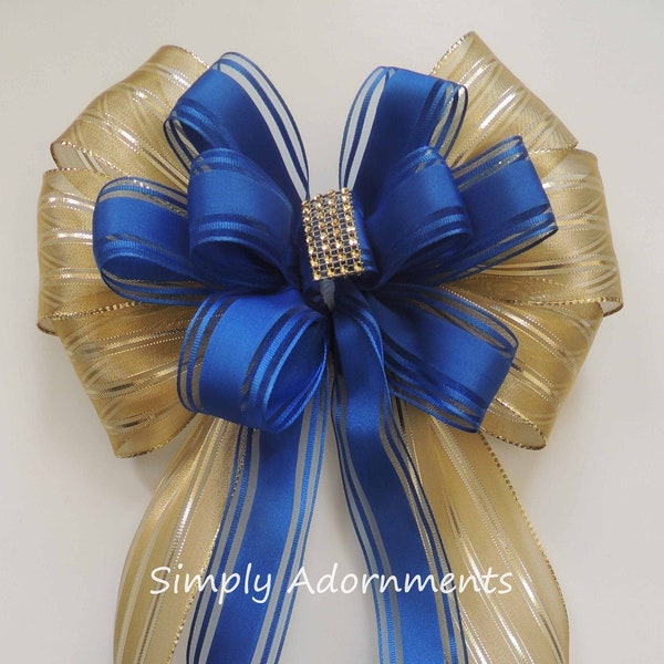 Blue Pew Bows - Etsy
