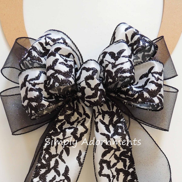 Small Black Bow - Etsy