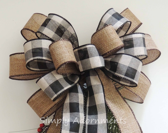 Farmhouse Bow Soft Quality Greens Handmade Bow Linen - Etsy