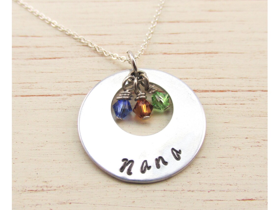 Nana Necklace With Birthstones