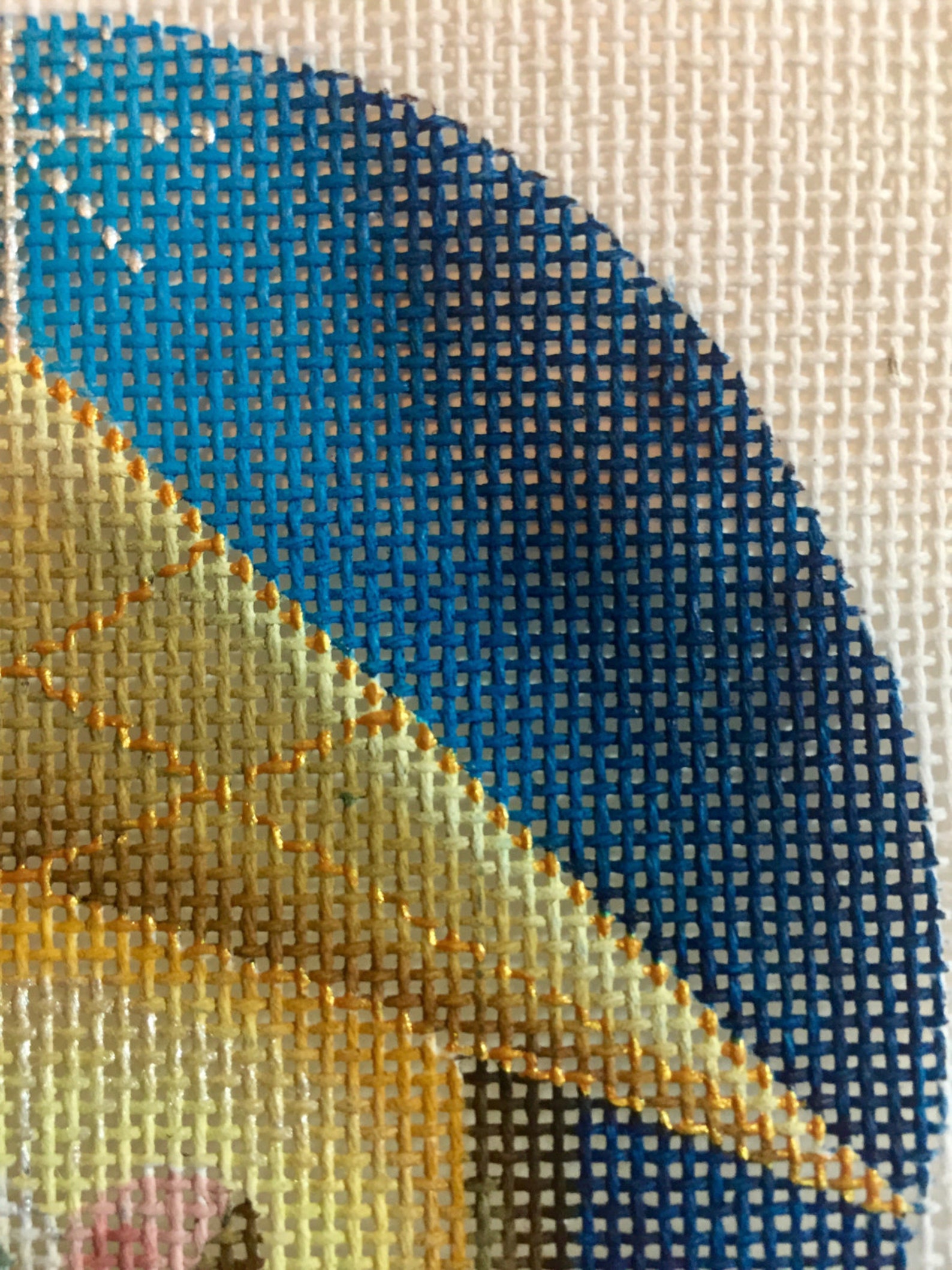 Hand Painted Needlepoint Canvas Simple Nativity 4 - Etsy