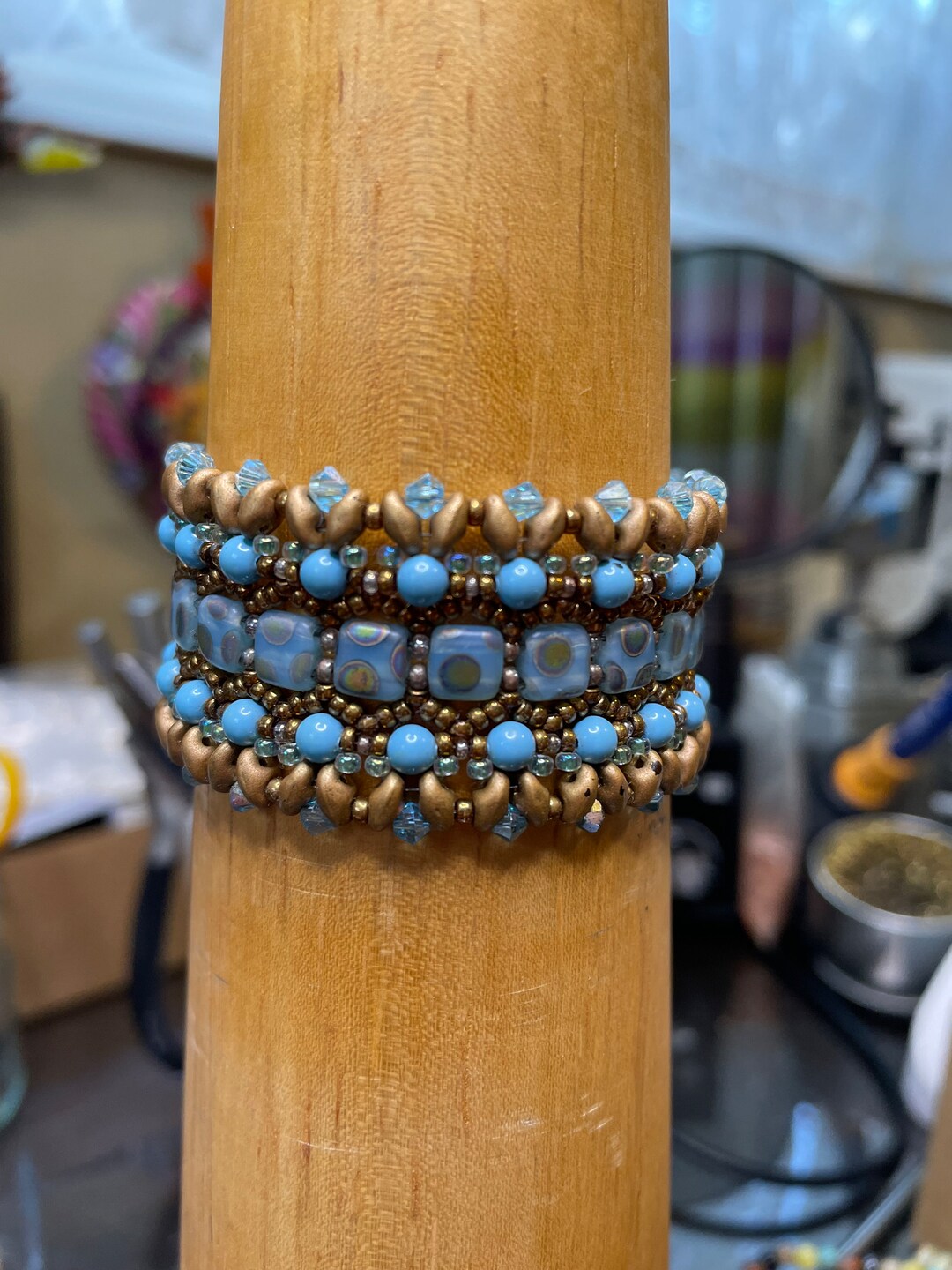 Beautiful Intricate Design Using Tila Beads, Super Duos, Seed Beads and ...